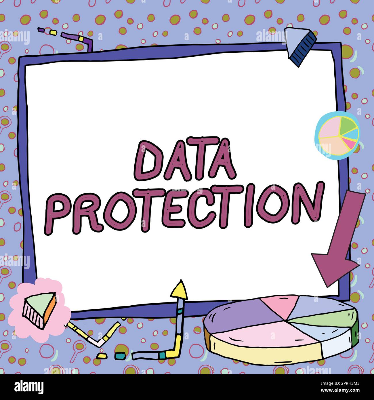 Sign displaying Data Protection, Business concept safeguarding ...