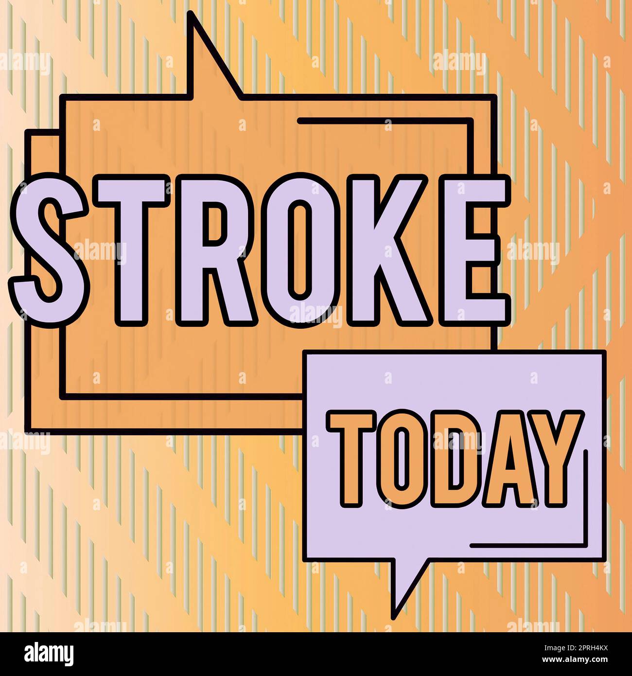 Conceptual display Stroke, Word Written on caused by bleeding into brain tissue when a blood ...