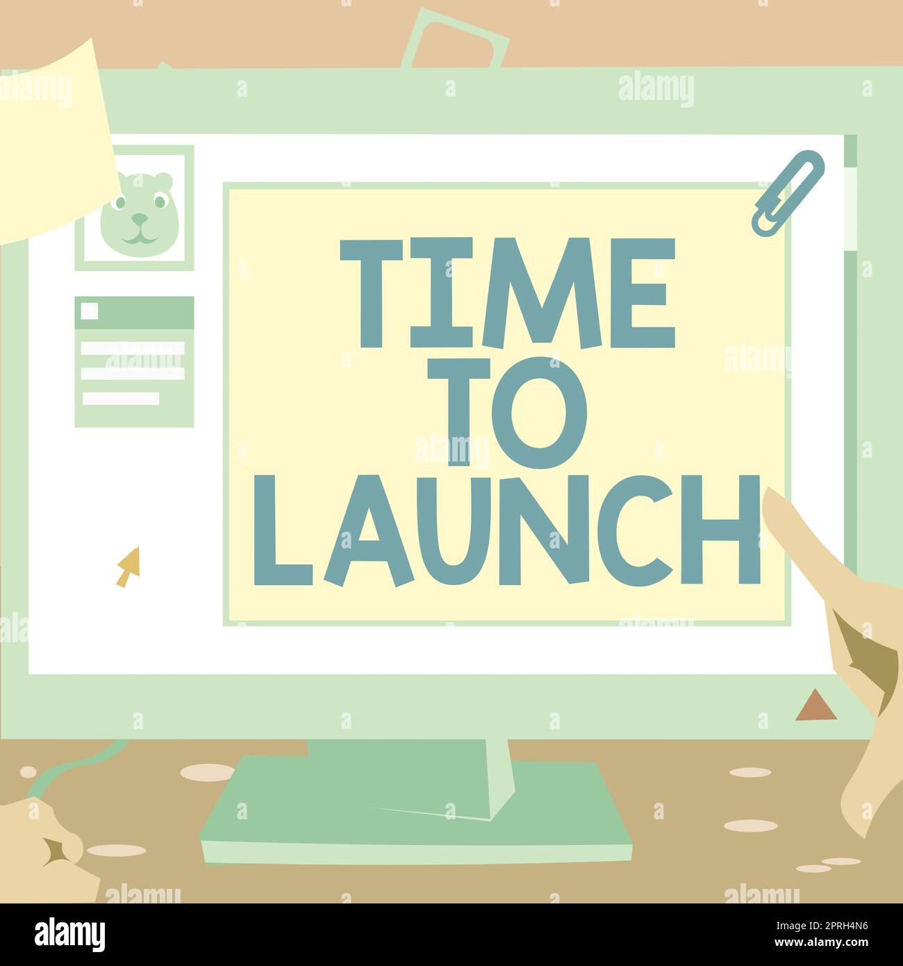 Inspiration showing sign Time To Launch, Concept meaning Business ...