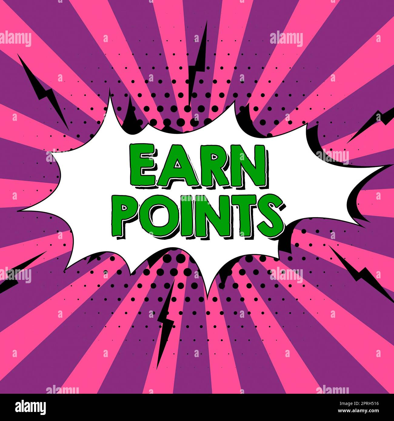 Sign displaying Earn Points, Concept meaning a fund rewarded ...