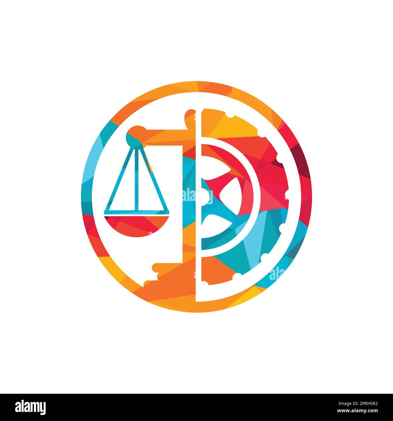 Transport law vector logo design template. Tire and balance icon design ...
