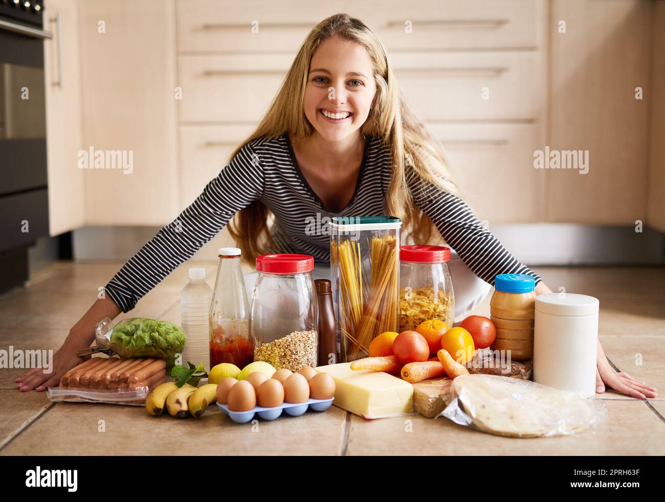 Woman covered in food hi-res stock photography and images - Alamy