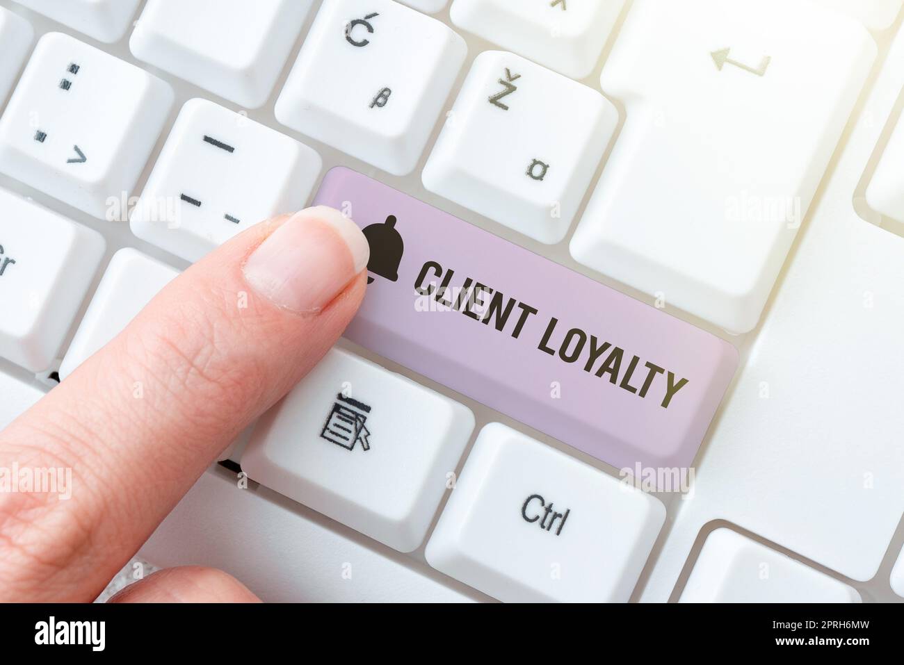 Writing displaying text Client LoyaltyThe result of consistently ...