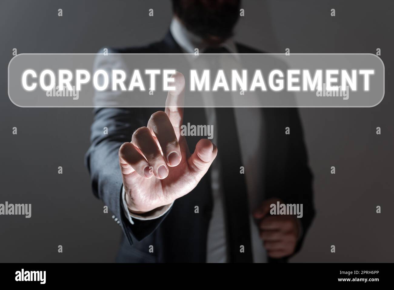 Conceptual display Corporate Management, Internet Concept all Levels of ...
