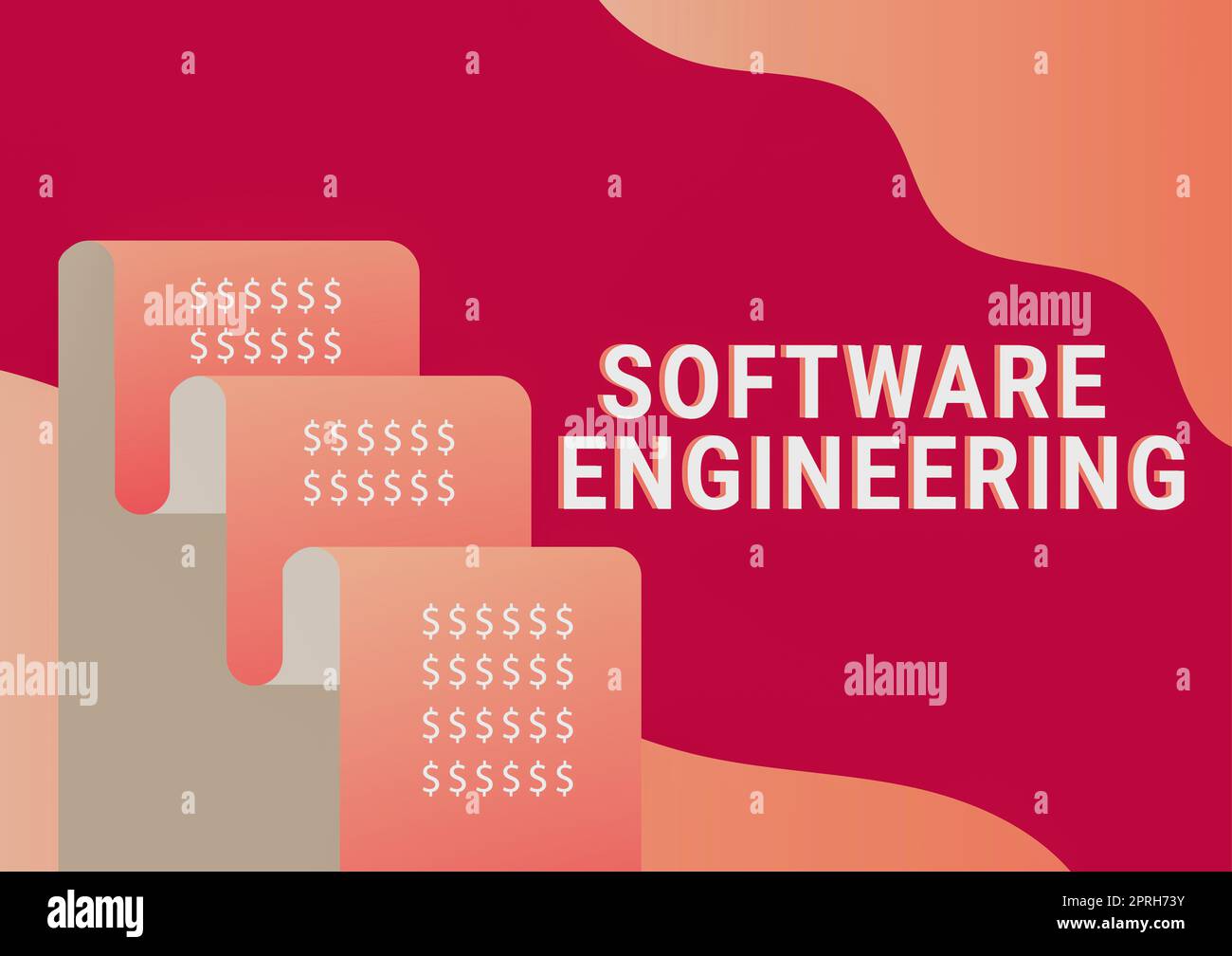 Sign displaying Software Engineering, Business idea Program Development ...