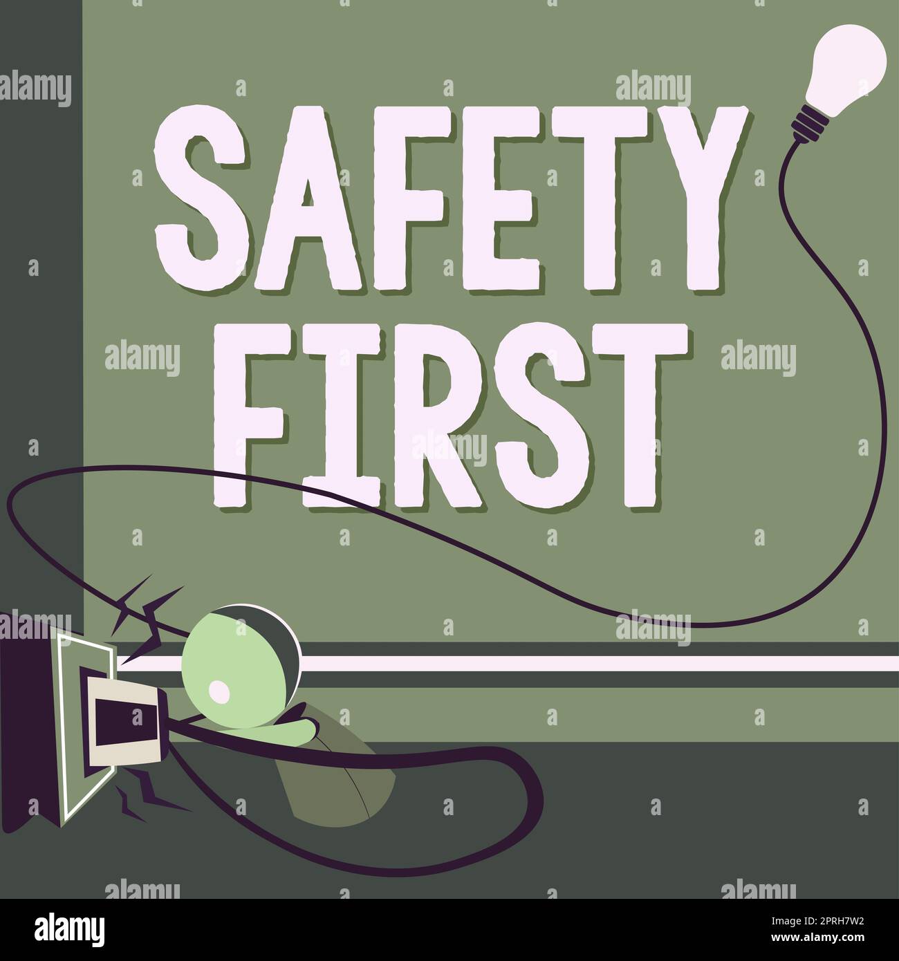 Conceptual display Safety First, Internet Concept Avoid any unnecessary ...