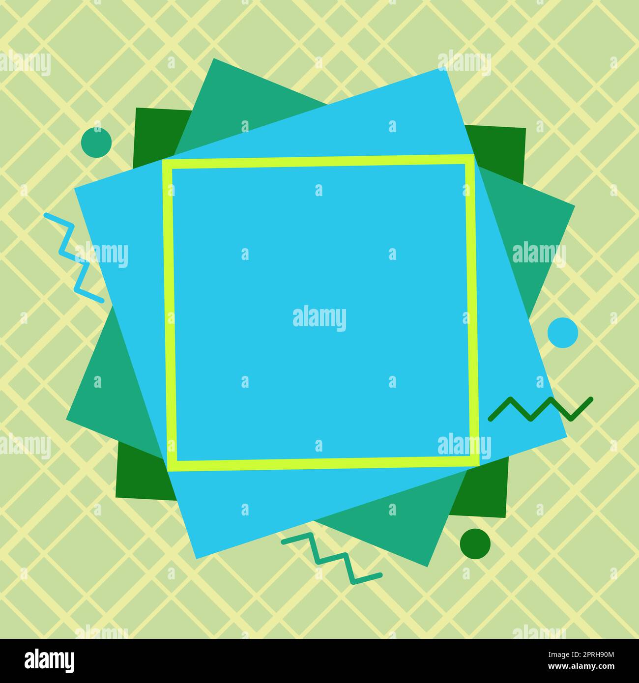 Asymmetrical uneven shaped format pattern object outline multicolour ...