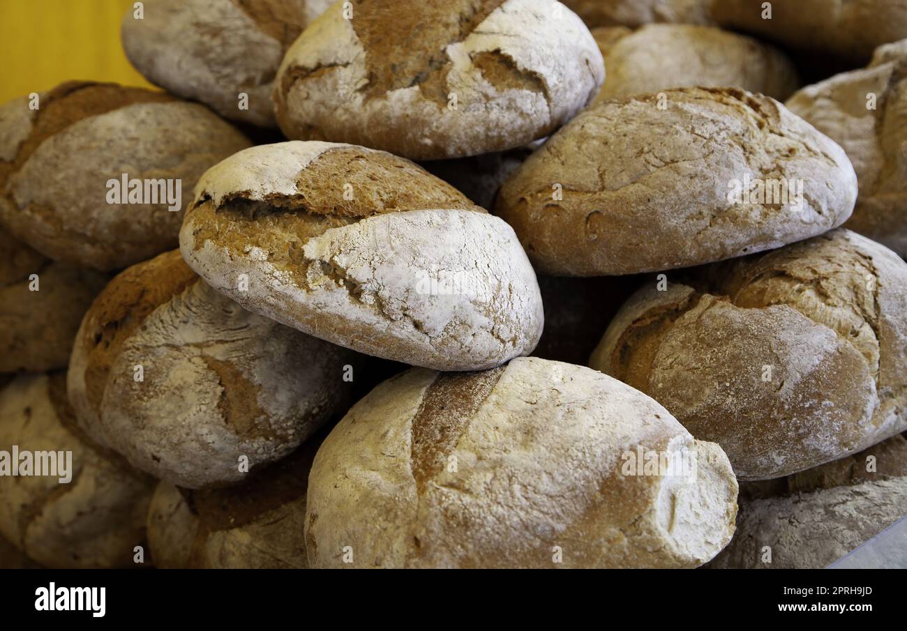 Detail of daily food, crafts and creation of quality bread Stock Photo ...