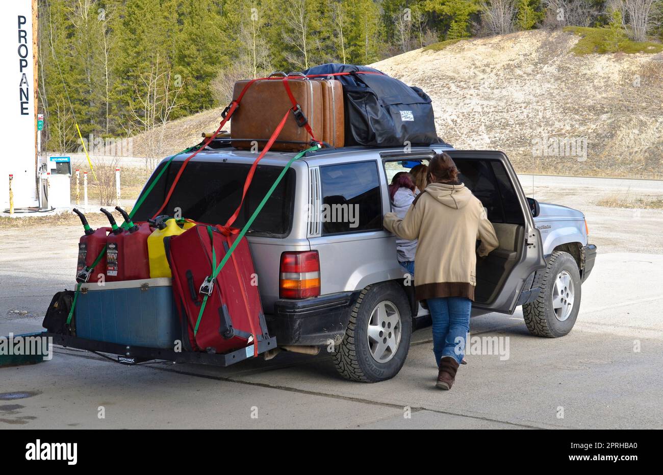 Alaska Highway, Junction 37, CANADA - MAY 20: Alaska Highway (Alcan ...