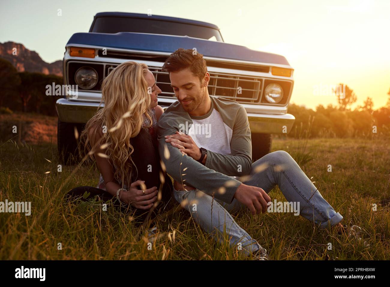 Country Couple Photography With Truck