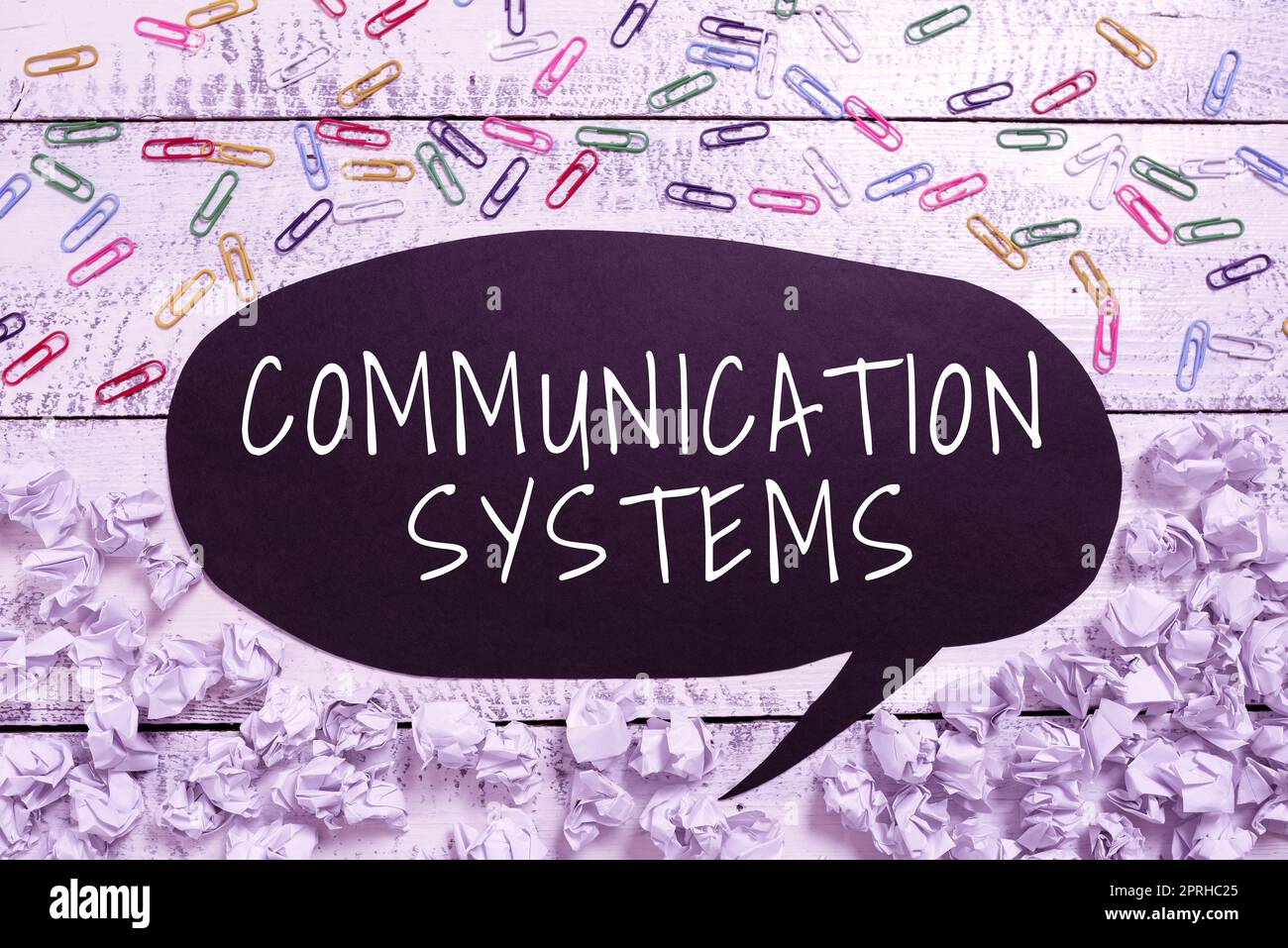 Text showing inspiration Communication Systems, Internet Concept Flow ...