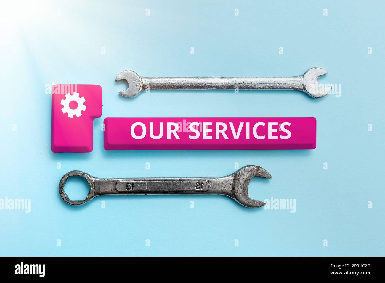 Text caption presenting Our Services, Business showcase The occupation ...