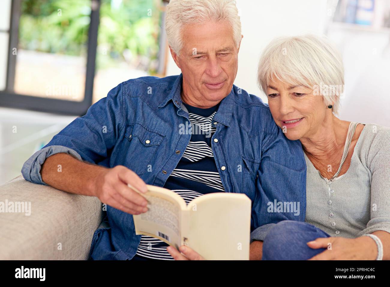 Living their very own love story. a relaxed senior couple reading a ...
