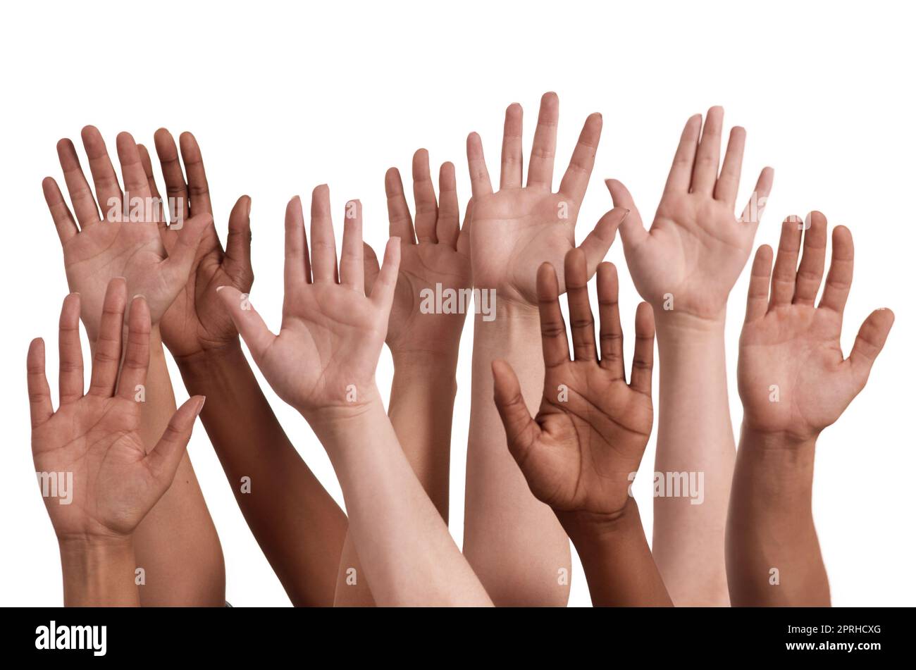 Hands reaching together closeup hi-res stock photography and images - Alamy