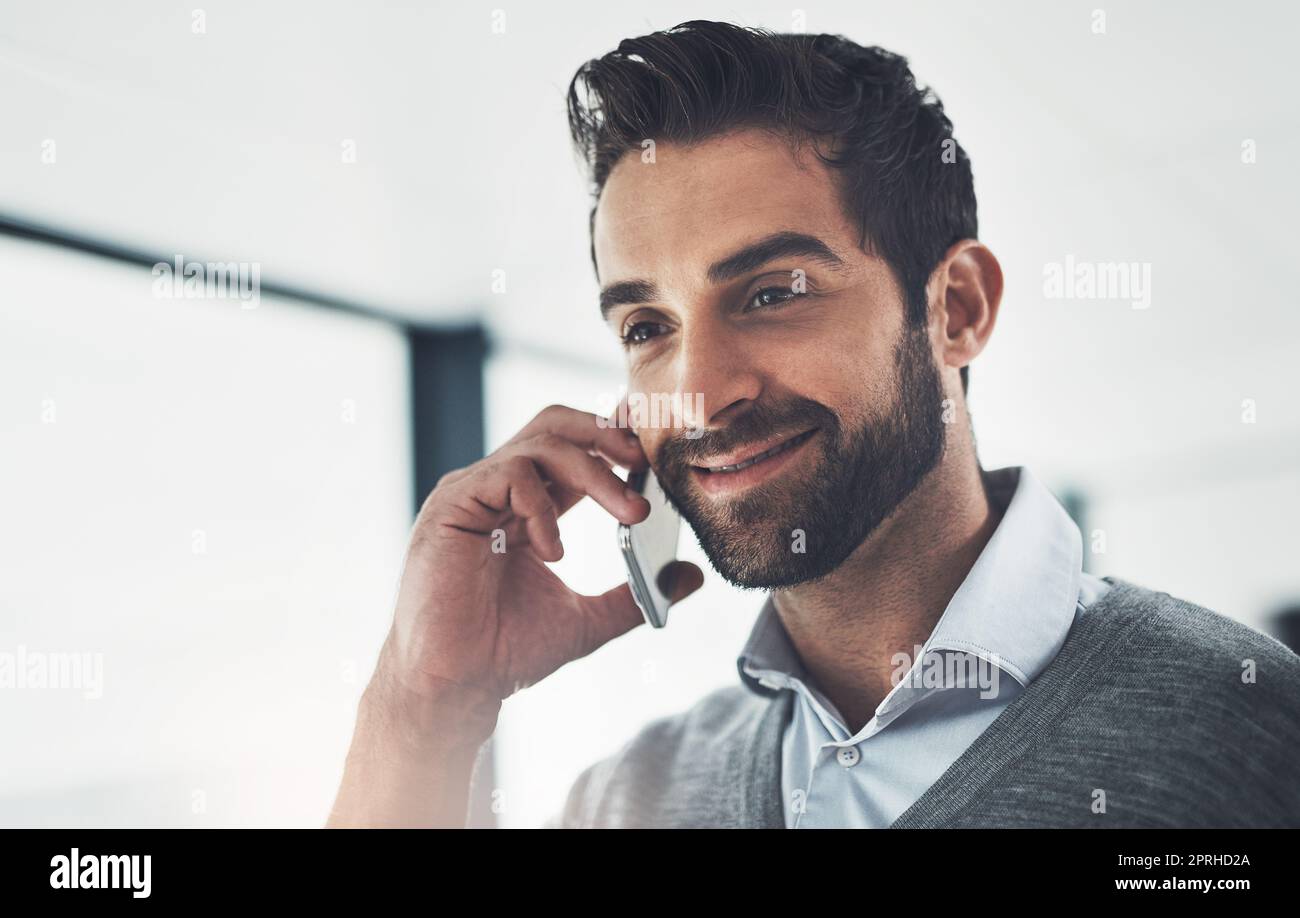 Man saying hello hi-res stock photography and images - Alamy