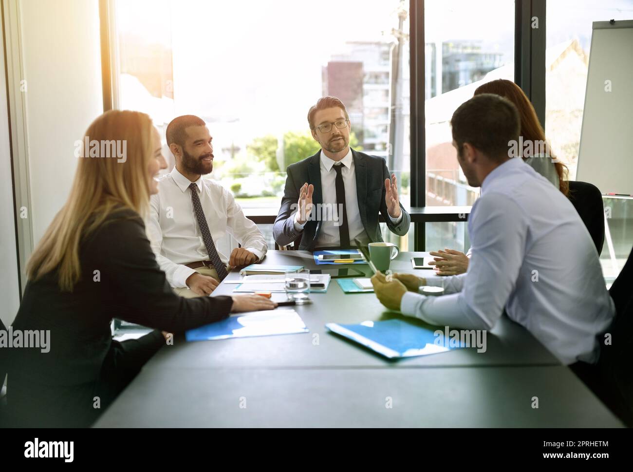 Management team meeting hi-res stock photography and images - Alamy