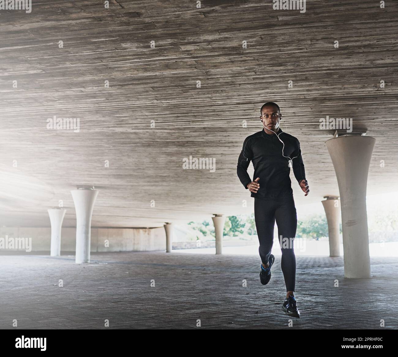 The city is my gym. a young person working out in and around the city ...