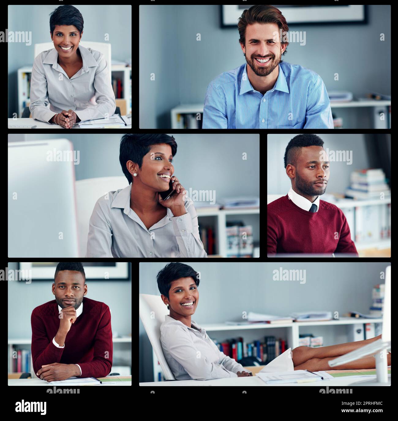 Office People Collage