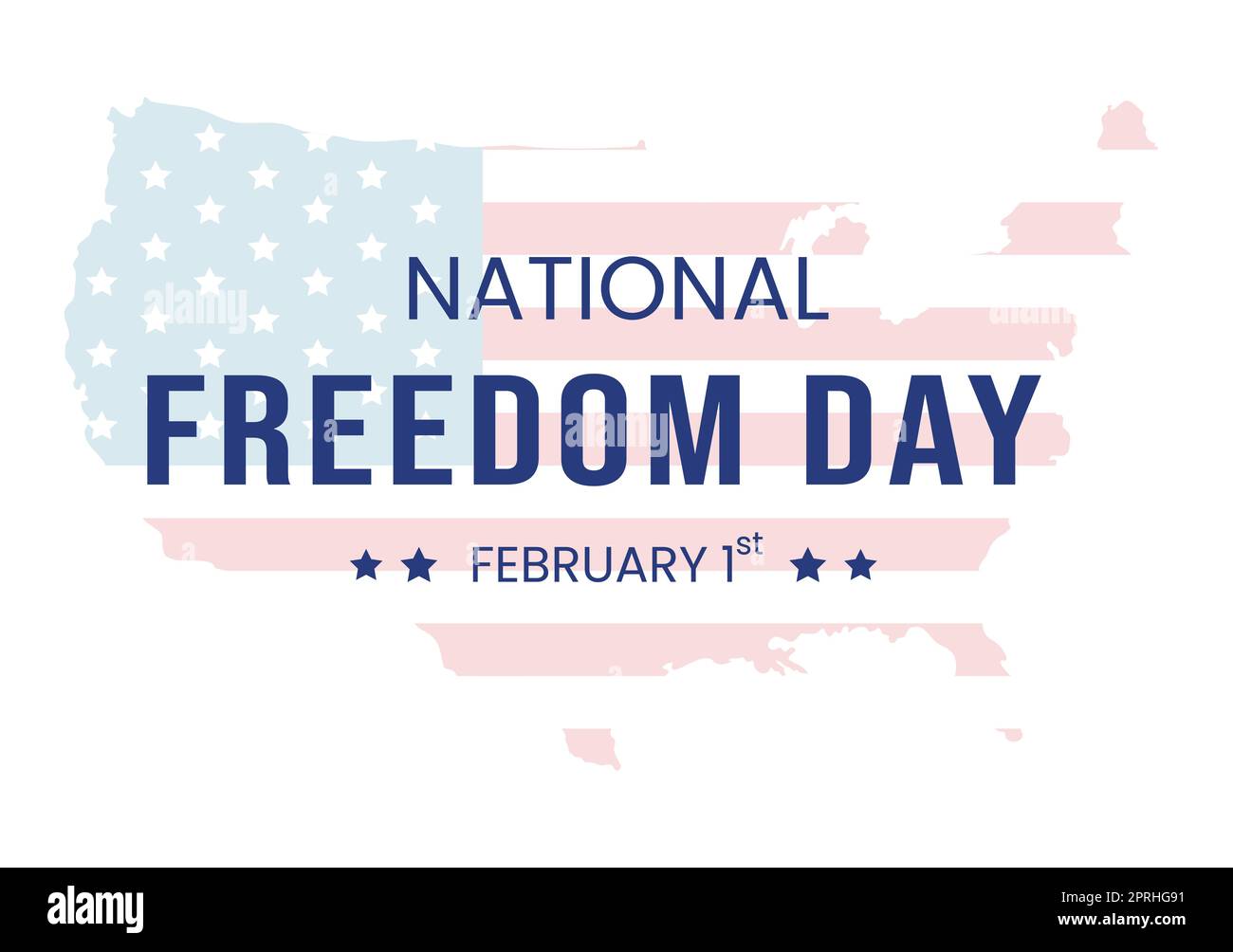 National Freedom Day Template Hand Drawn Cartoon Flat Illustration with ...