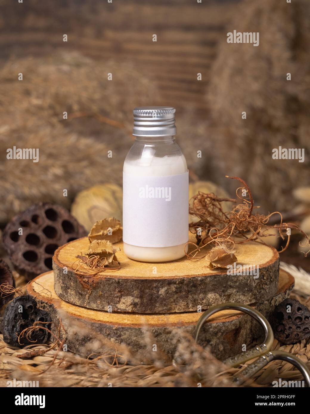 Cosmetic bottle blank label hi-res stock photography and images - Alamy