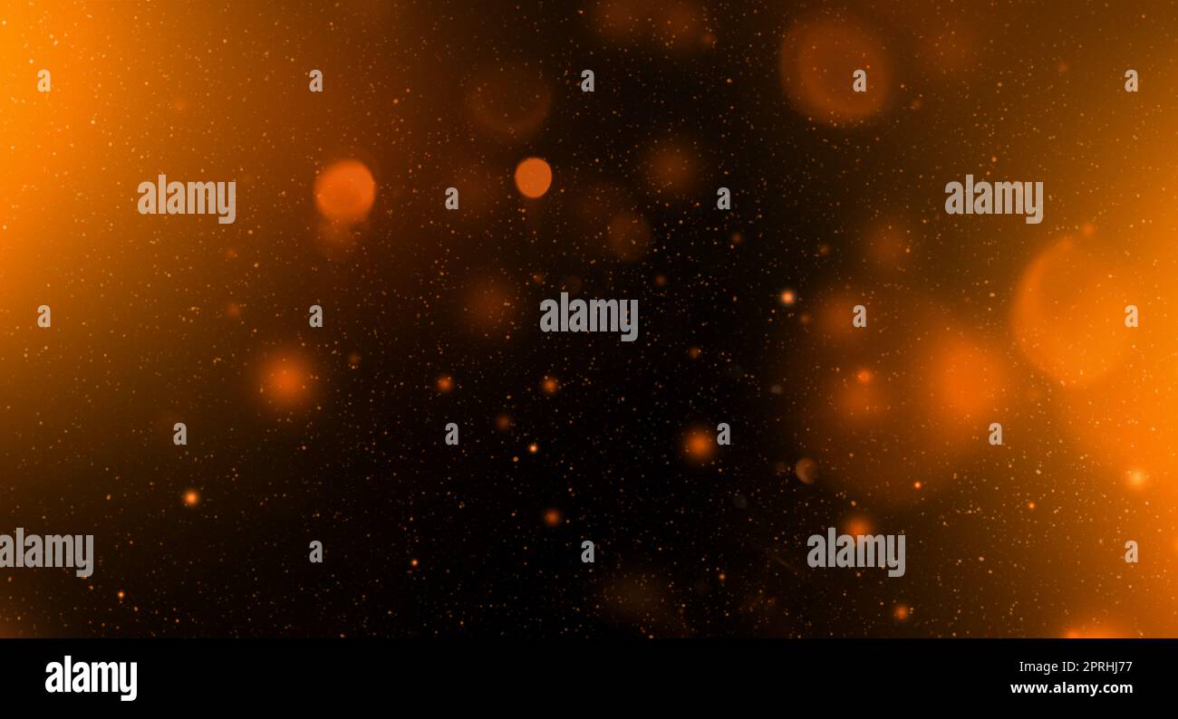 Orange Colorful Galaxy