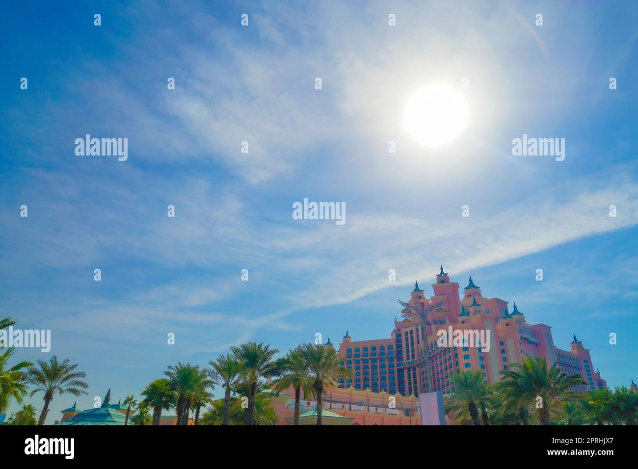 Palm Jumaira cityscape (Dubai Stock Photo - Alamy
