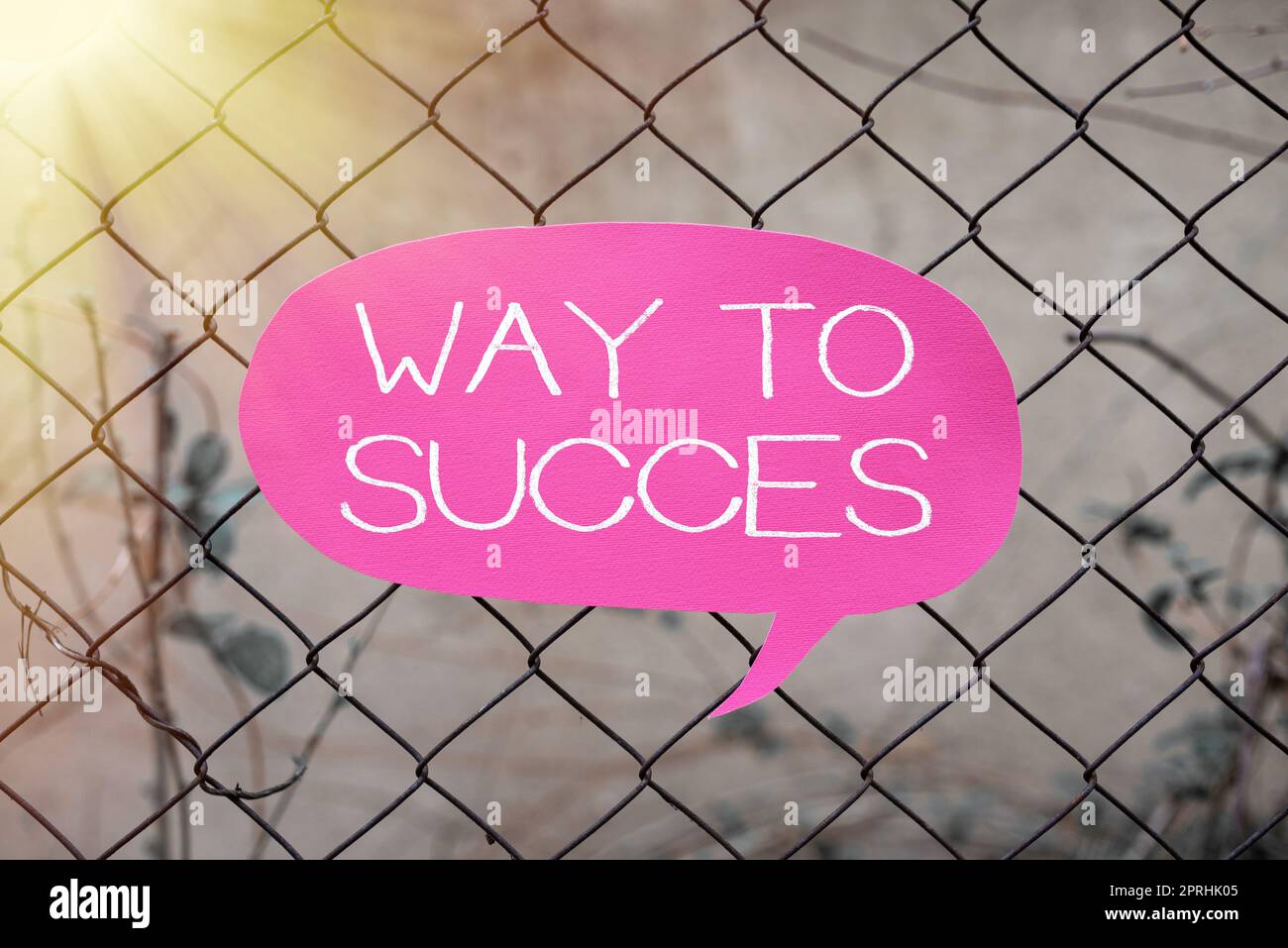 Text caption presenting Way To Success. Business showcase On the right ...
