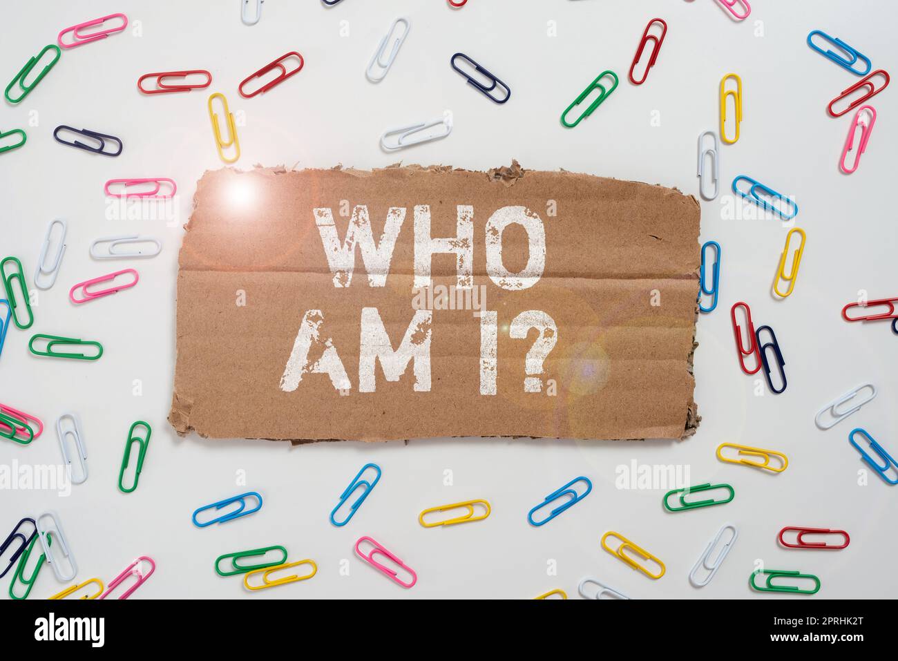 Sign displaying Who Am I. Business idea Introduce Identify yourself ...