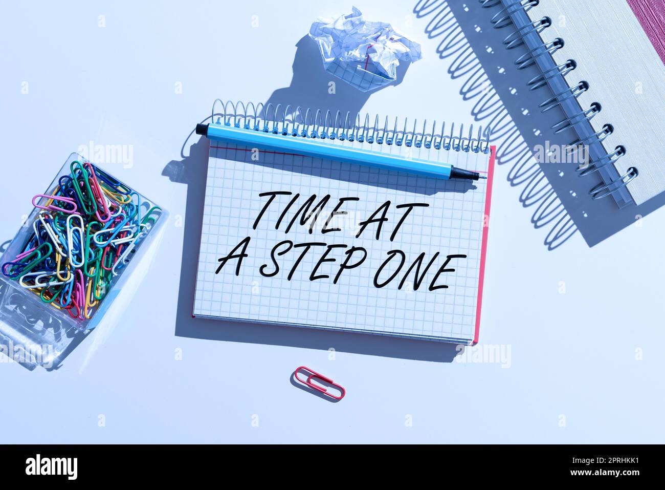 Text sign showing Time At A Step OneSlowly but Surely Milestone Careful ...