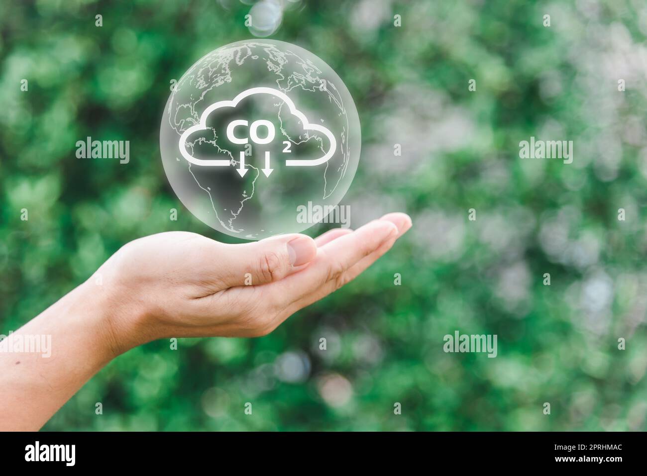 reduction of co2 emissions and sustainable climate change green energy ...