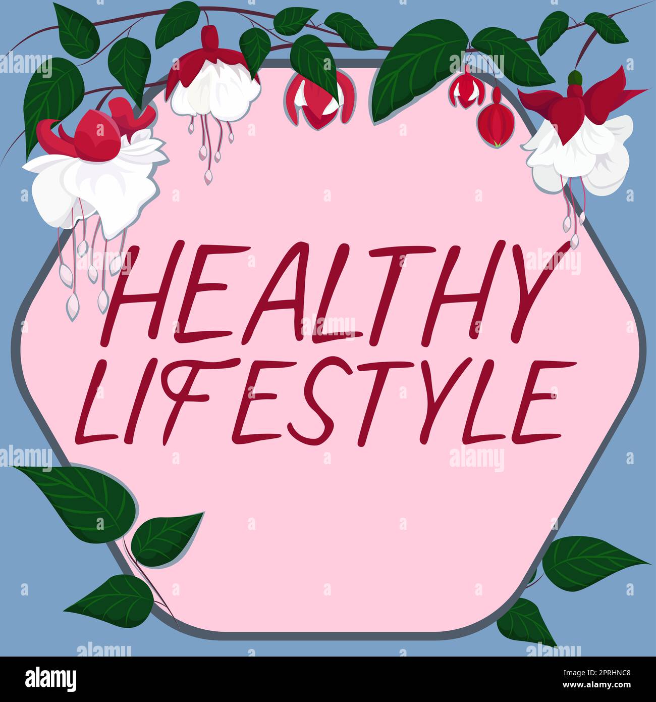 Text sign showing Healthy LifestyleLive Healthy Engage in physical ...