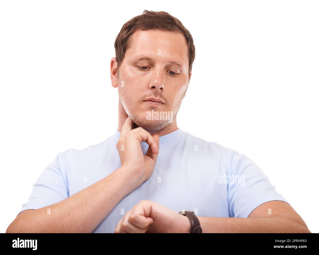 Taking pulse by hand neck hi-res stock photography and images - Alamy