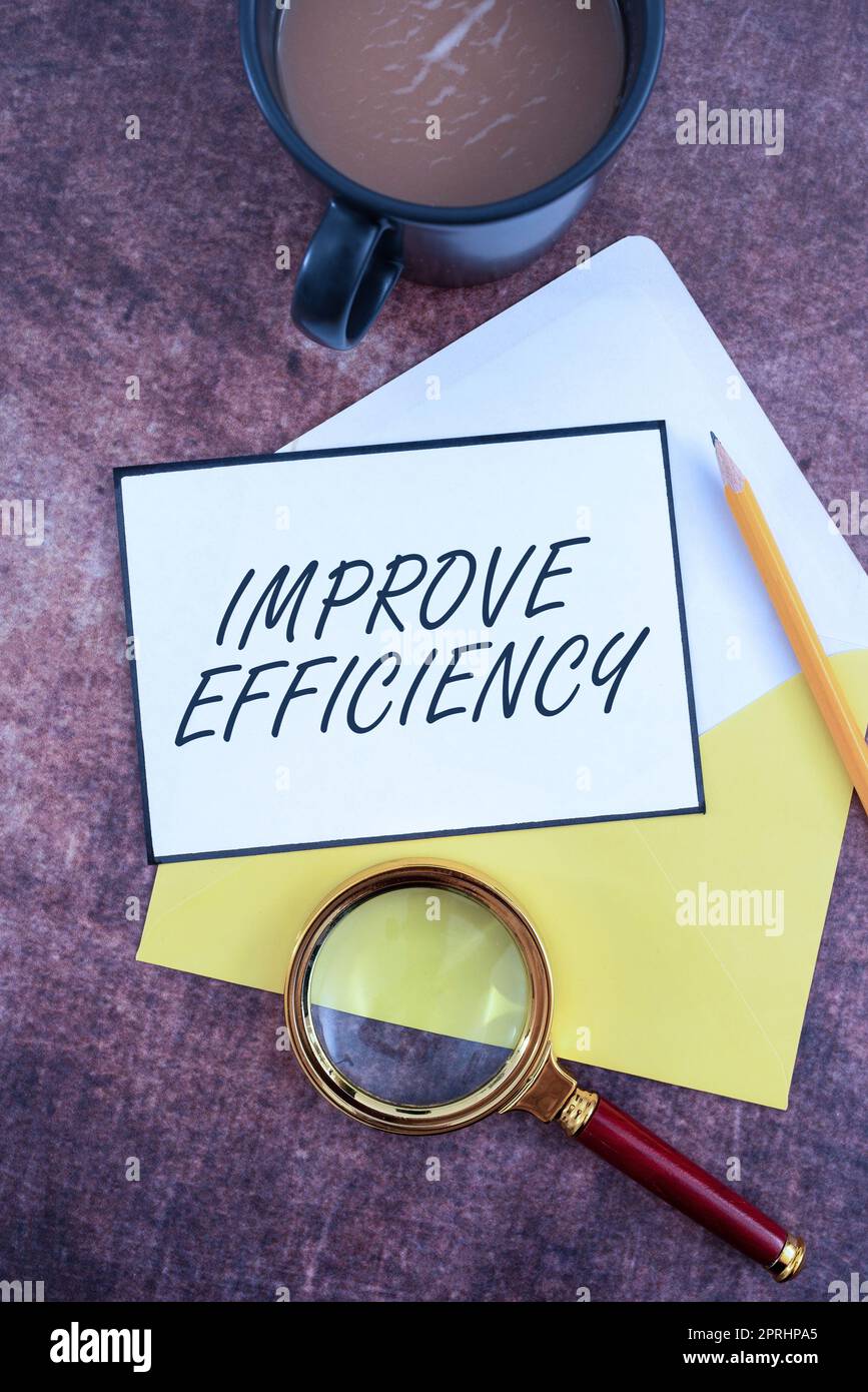 Conceptual display Improve EfficiencyCompetency in performance with ...