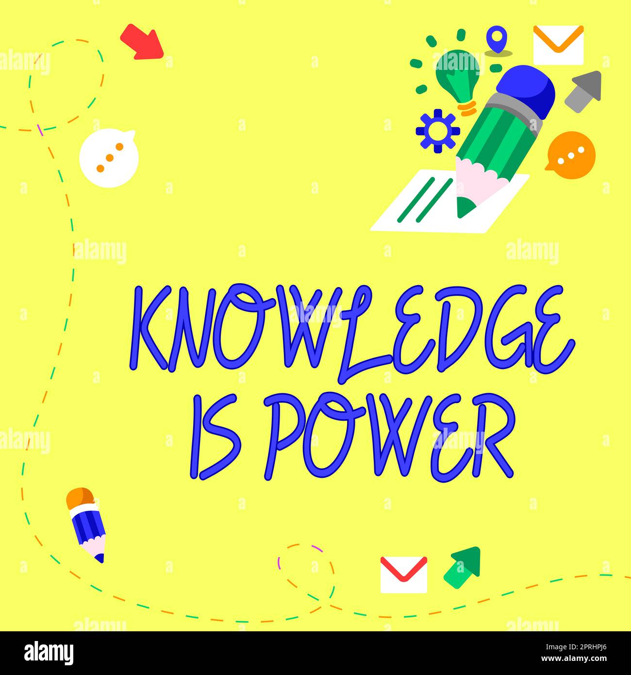 Sign displaying Knowledge Is Powerskills acquired through experience ...