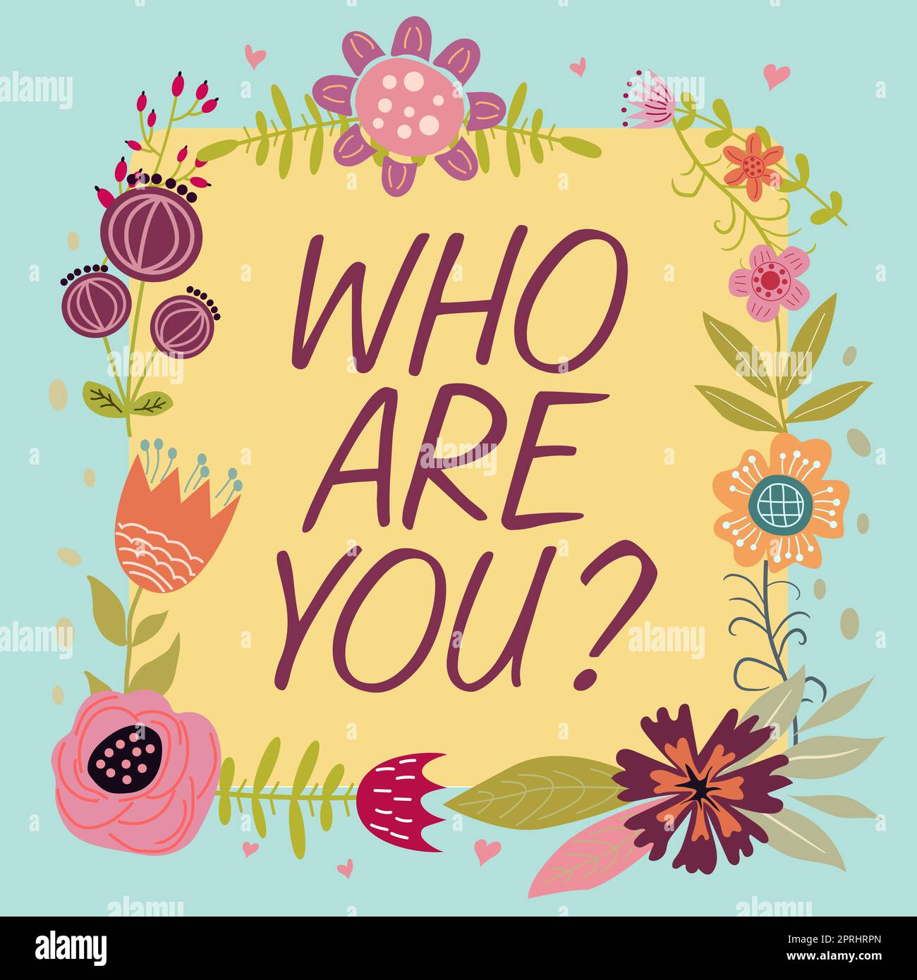 Sign displaying Who Are You. Business concept Introduce Identify ...