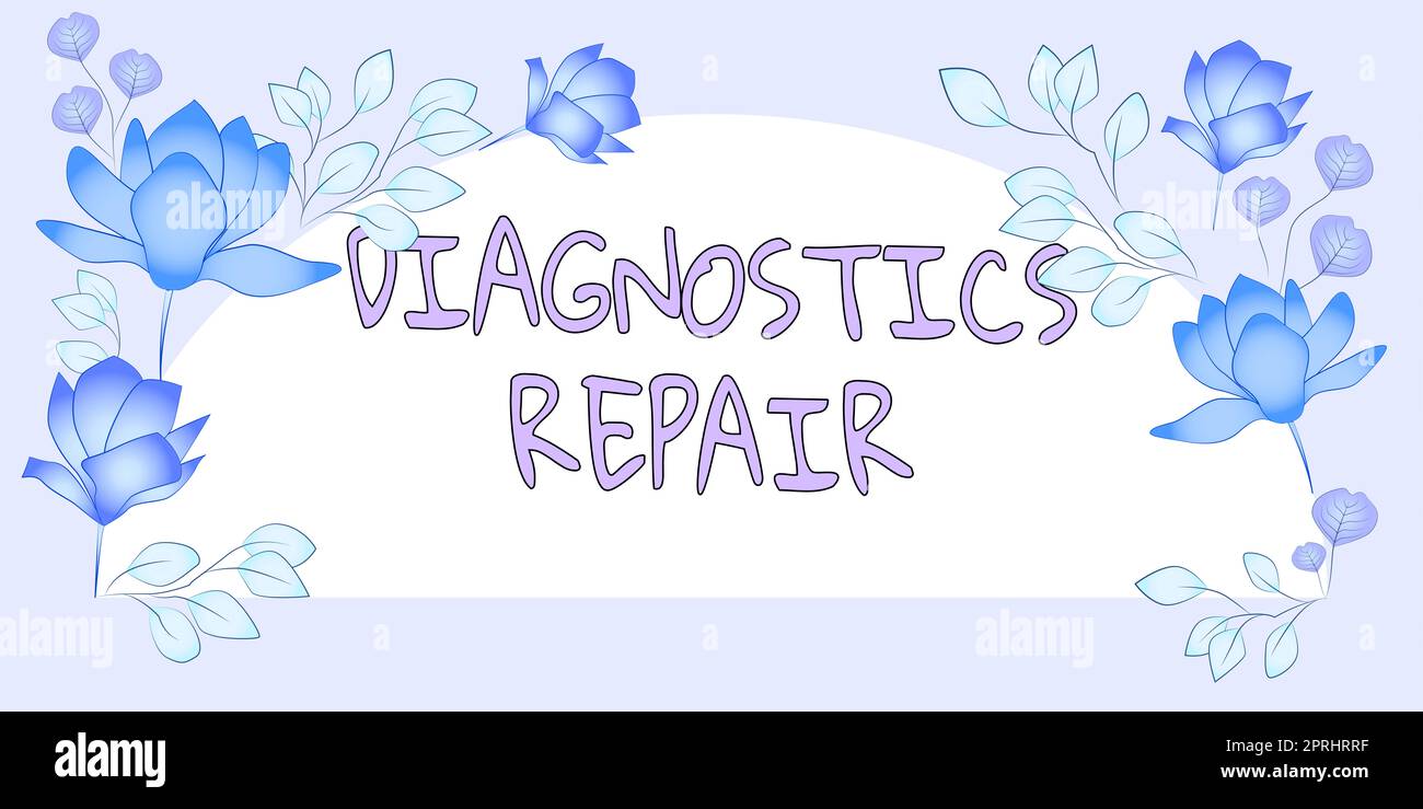 Conceptual display Diagnostics RepairA program or routine that helps a ...