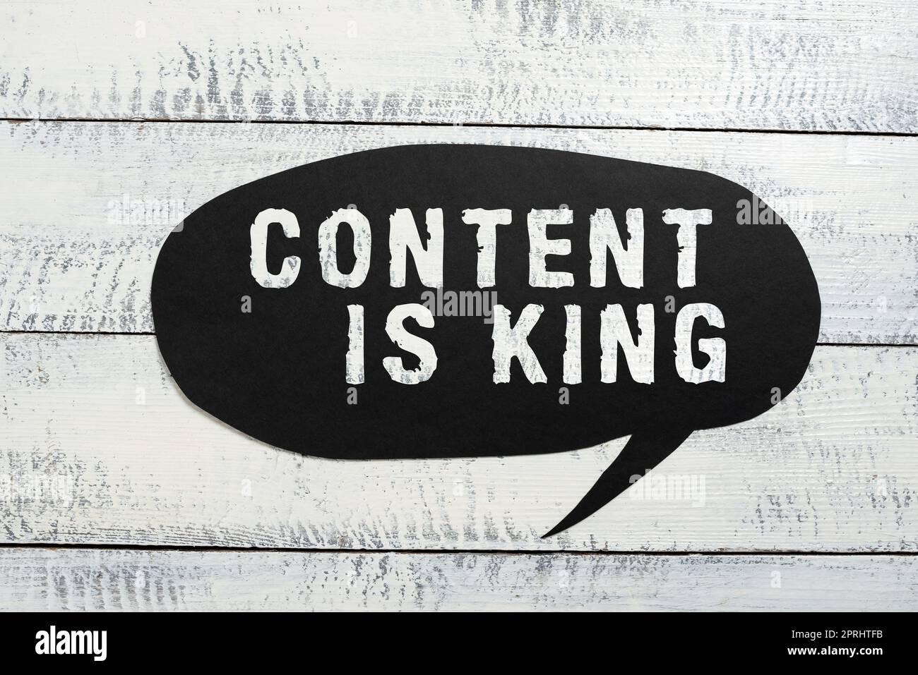 Conceptual caption Content Is KingContent is the heart of today's ...
