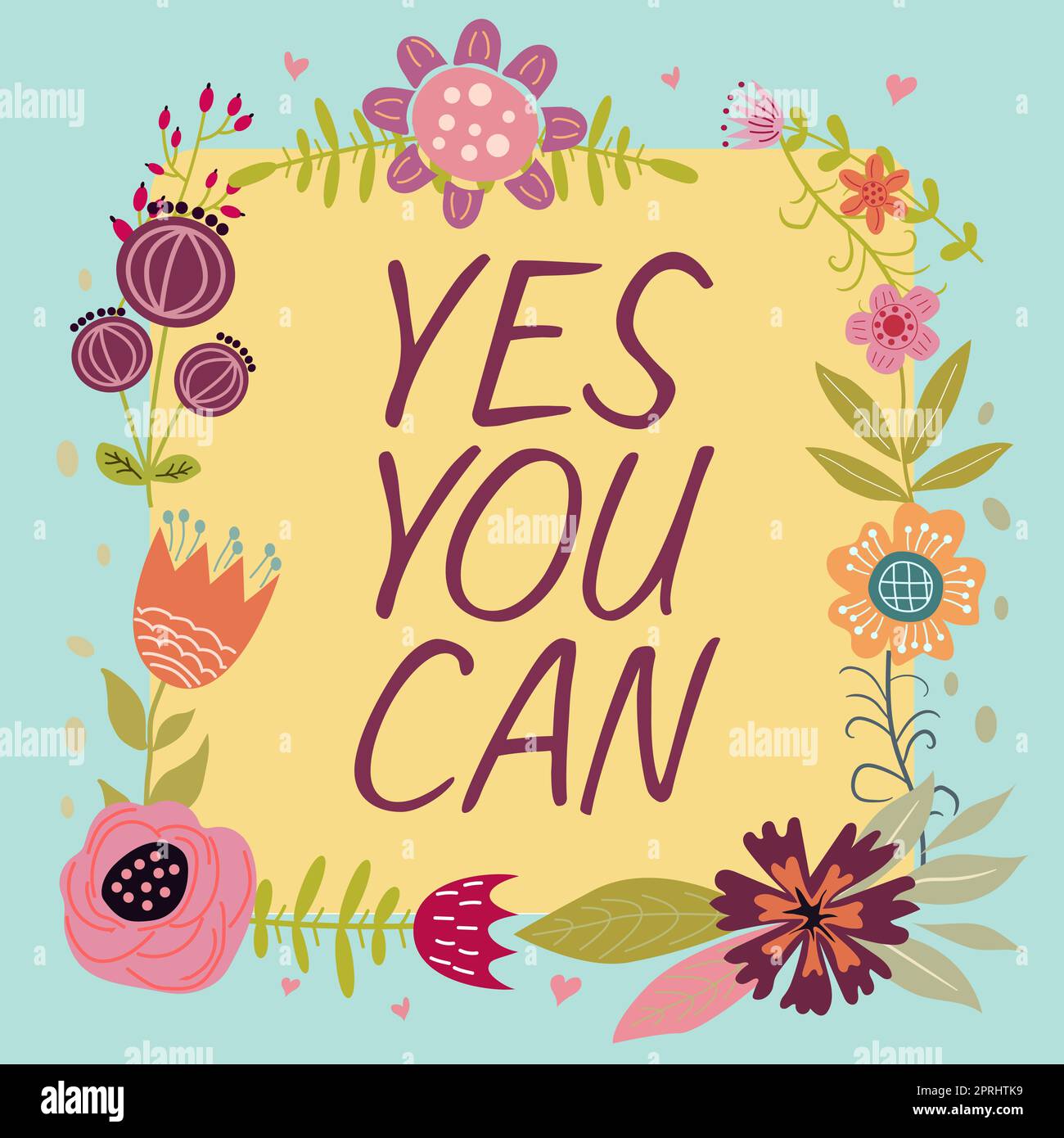 Text sign showing Yes You Can. Internet Concept Positivity ...