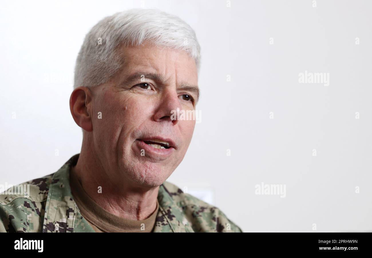 Karl Owen Thomas, a United States Navy vice admiral who serves as the ...