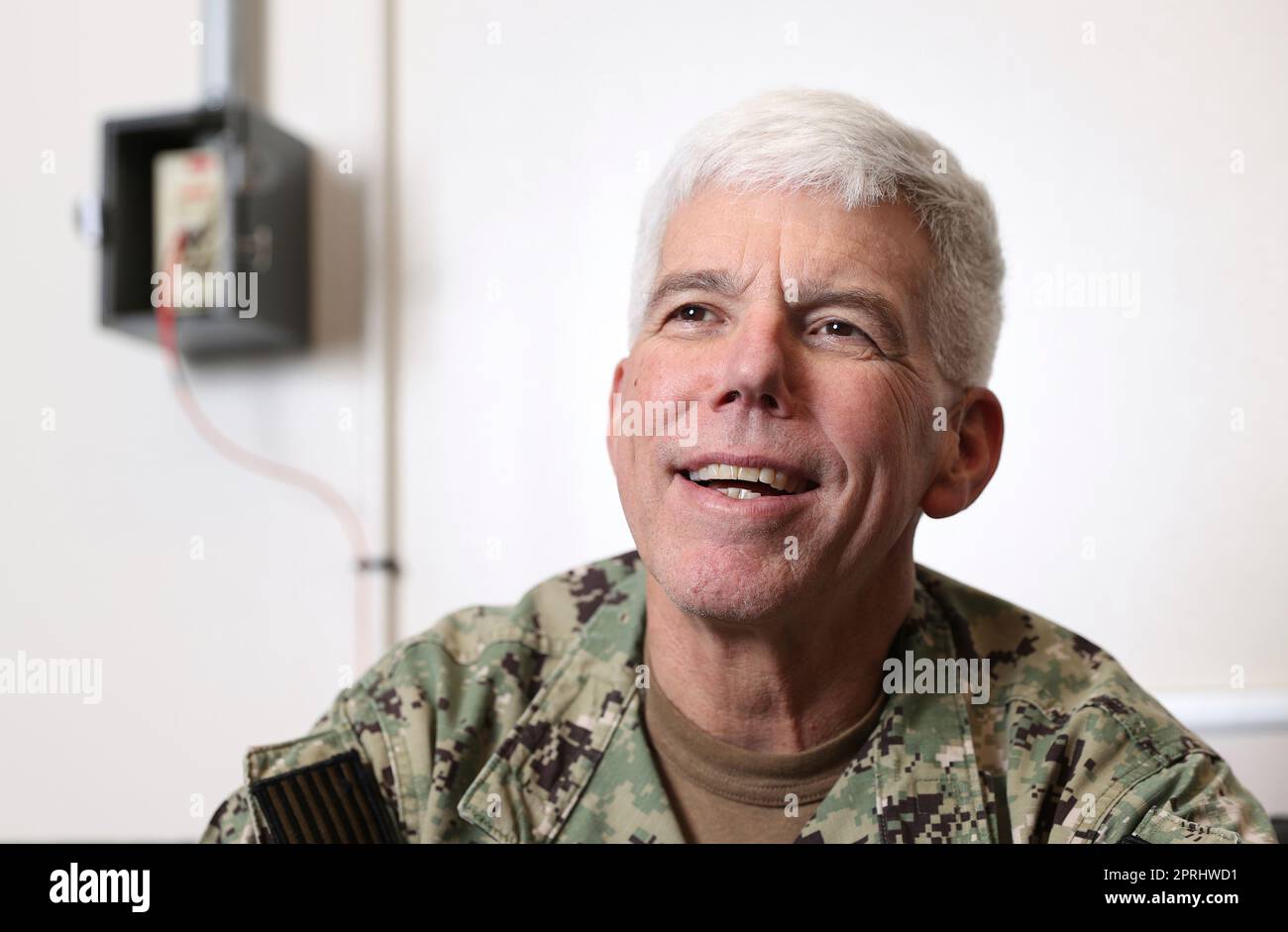 Karl Owen Thomas, a United States Navy vice admiral who serves as the ...