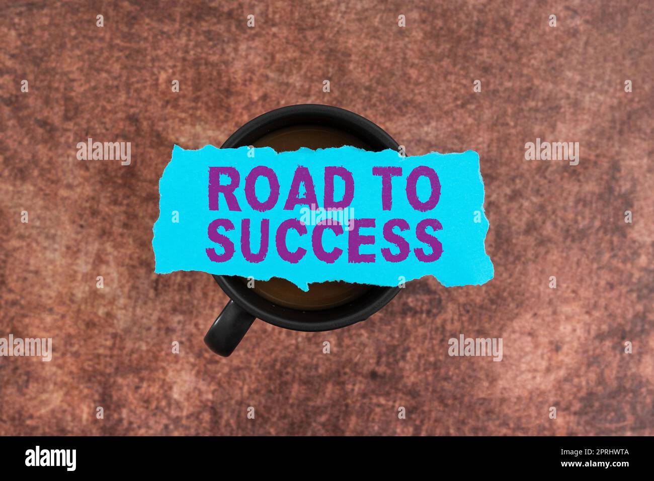 Conceptual caption Road To Successstudying really hard Improve yourself ...