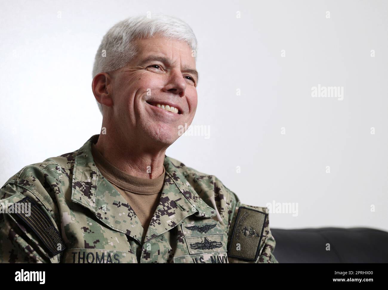 Karl Owen Thomas, a United States Navy vice admiral who serves as the ...
