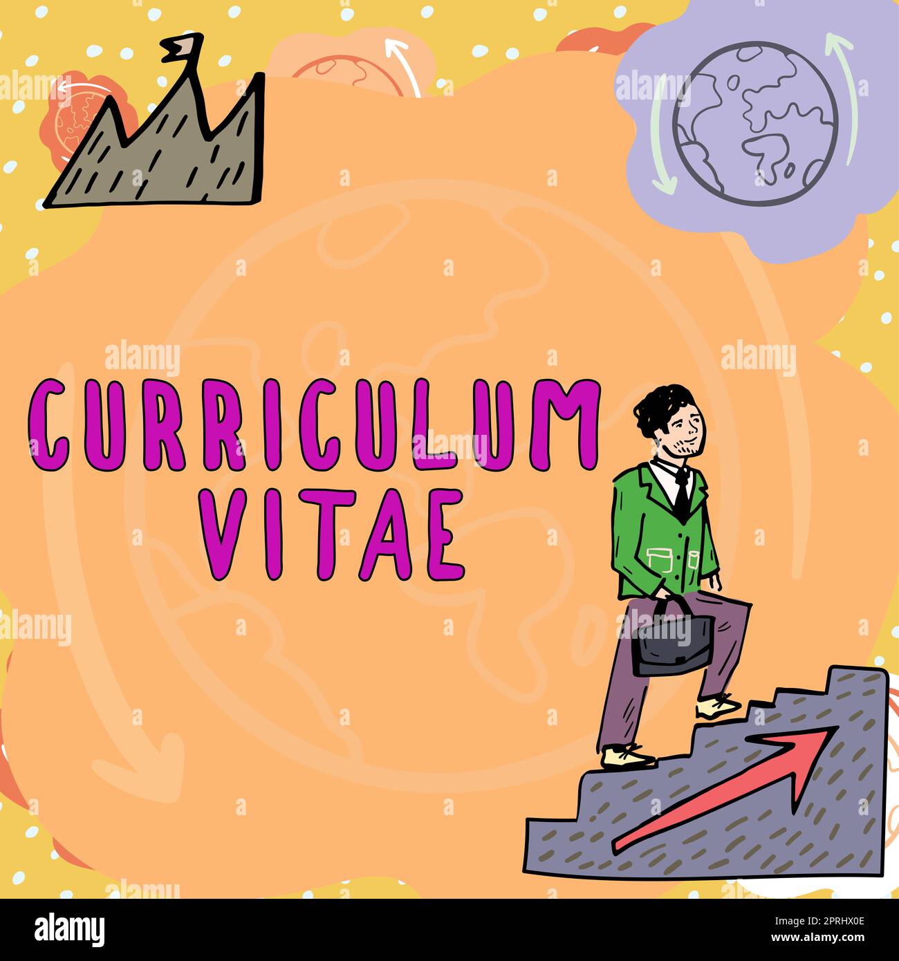 Writing displaying text Curriculum Vitaeoverview of person ...