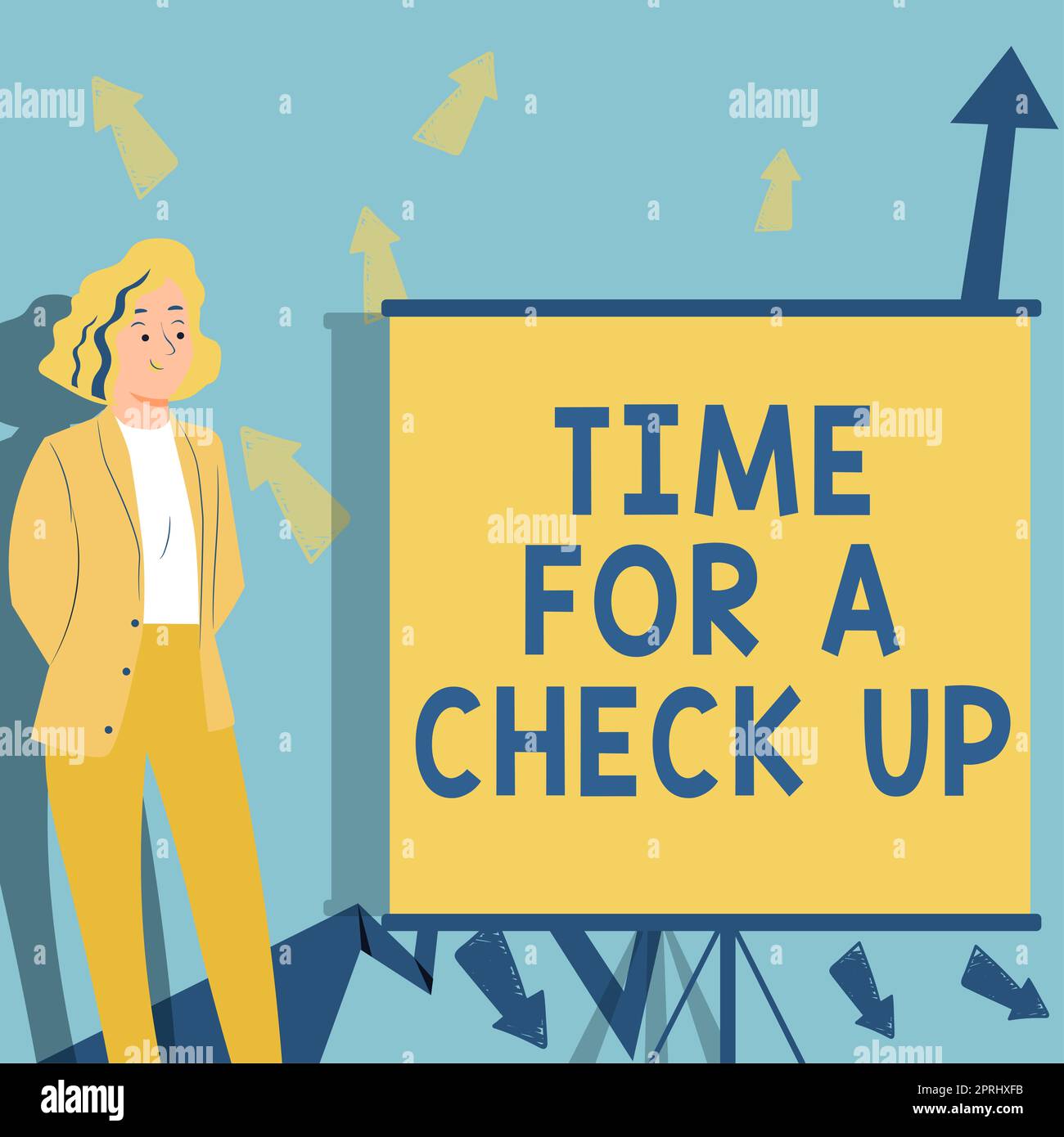 Text caption presenting Time For A Check Up. Business idea a Thorough ...