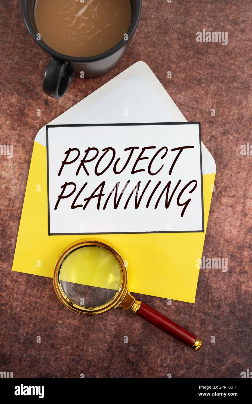 Text caption presenting Project Planningschedules such as Gantt charts ...