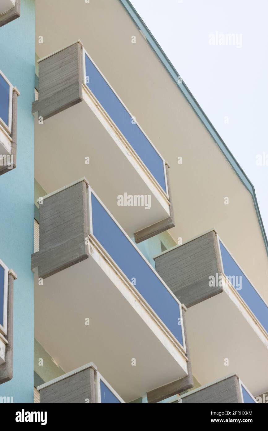 Concrete balconies hi-res stock photography and images - Alamy