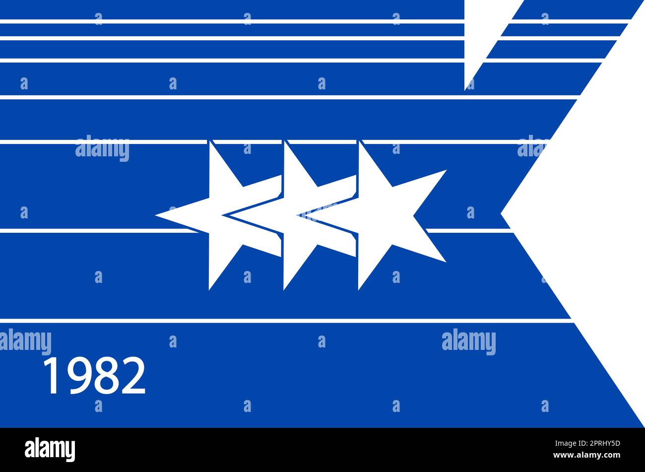 The flag of the city of Keizer City Oregon USA Stock Photo - Alamy