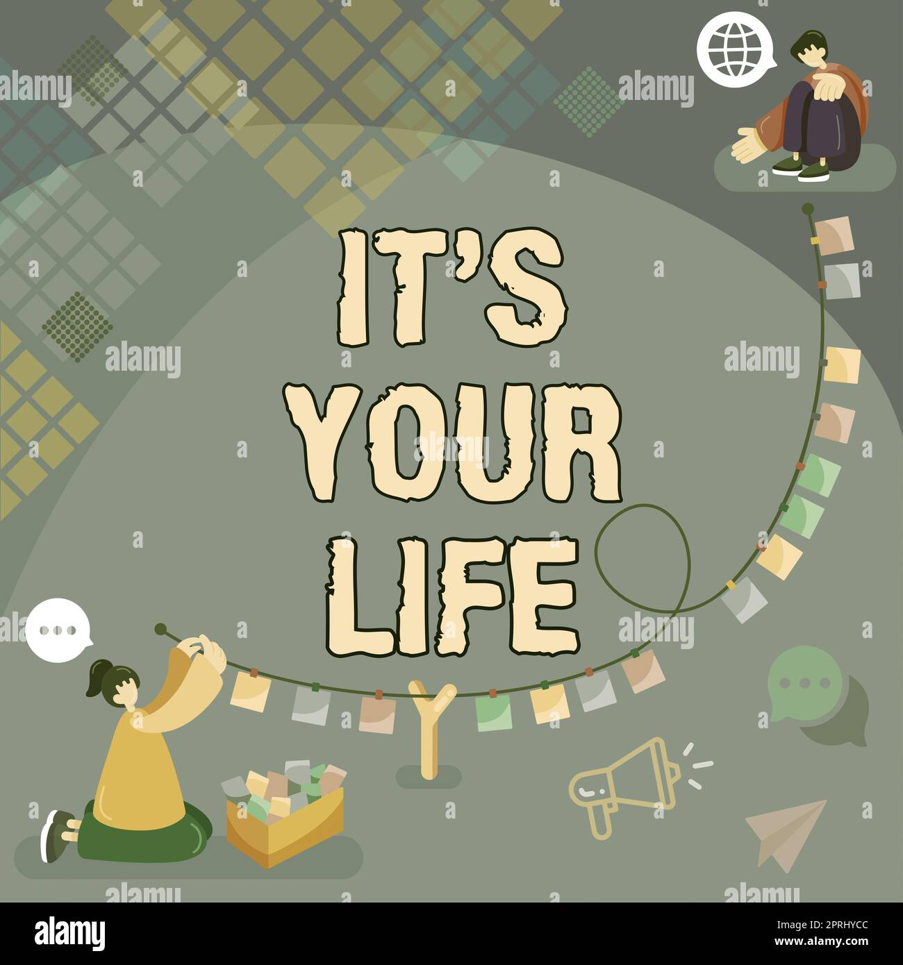 Sign displaying It S Your Life. Business concept You can make your own ...