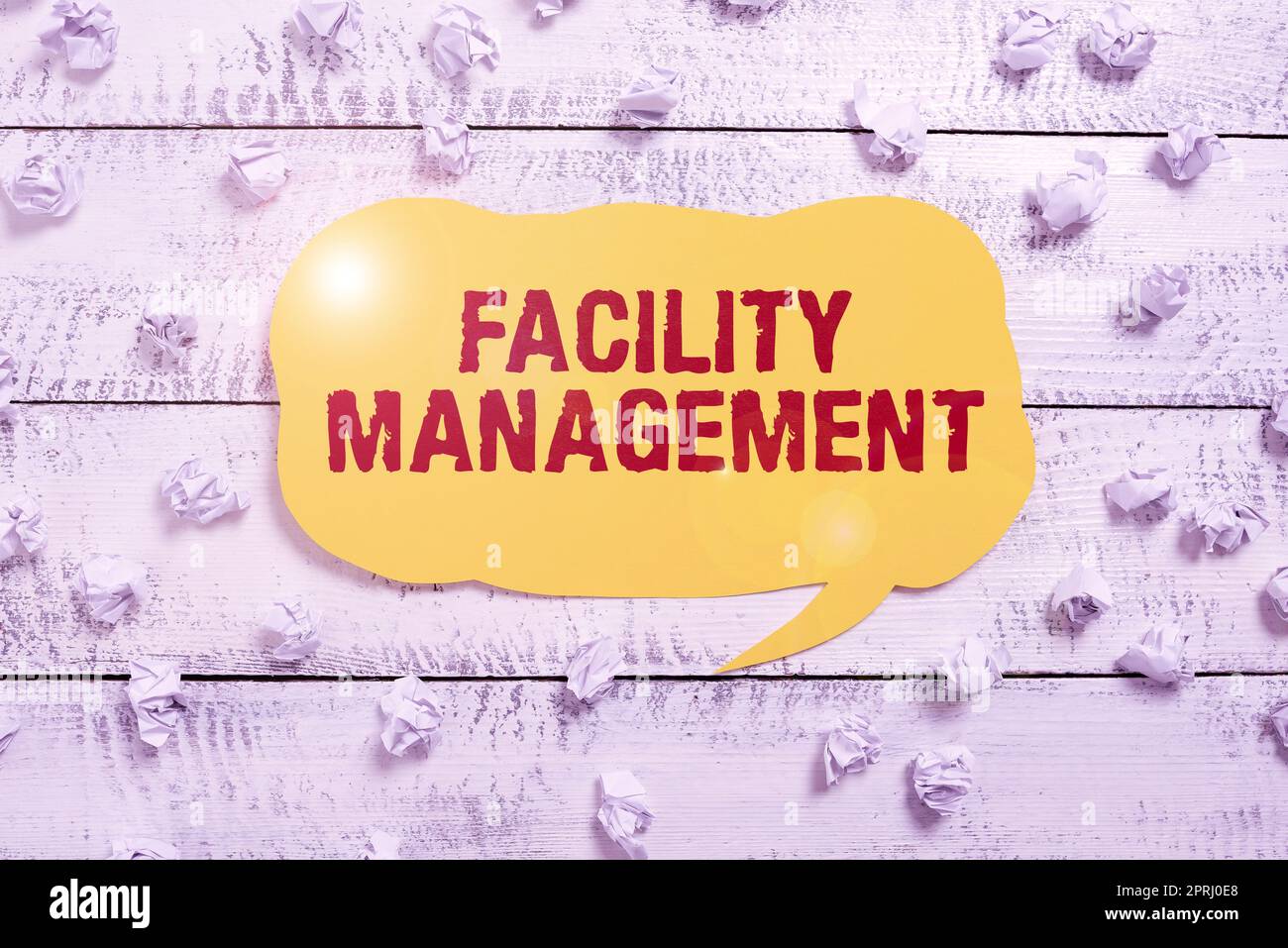 Sign displaying Facility Management. Word Written on Multiple Function ...