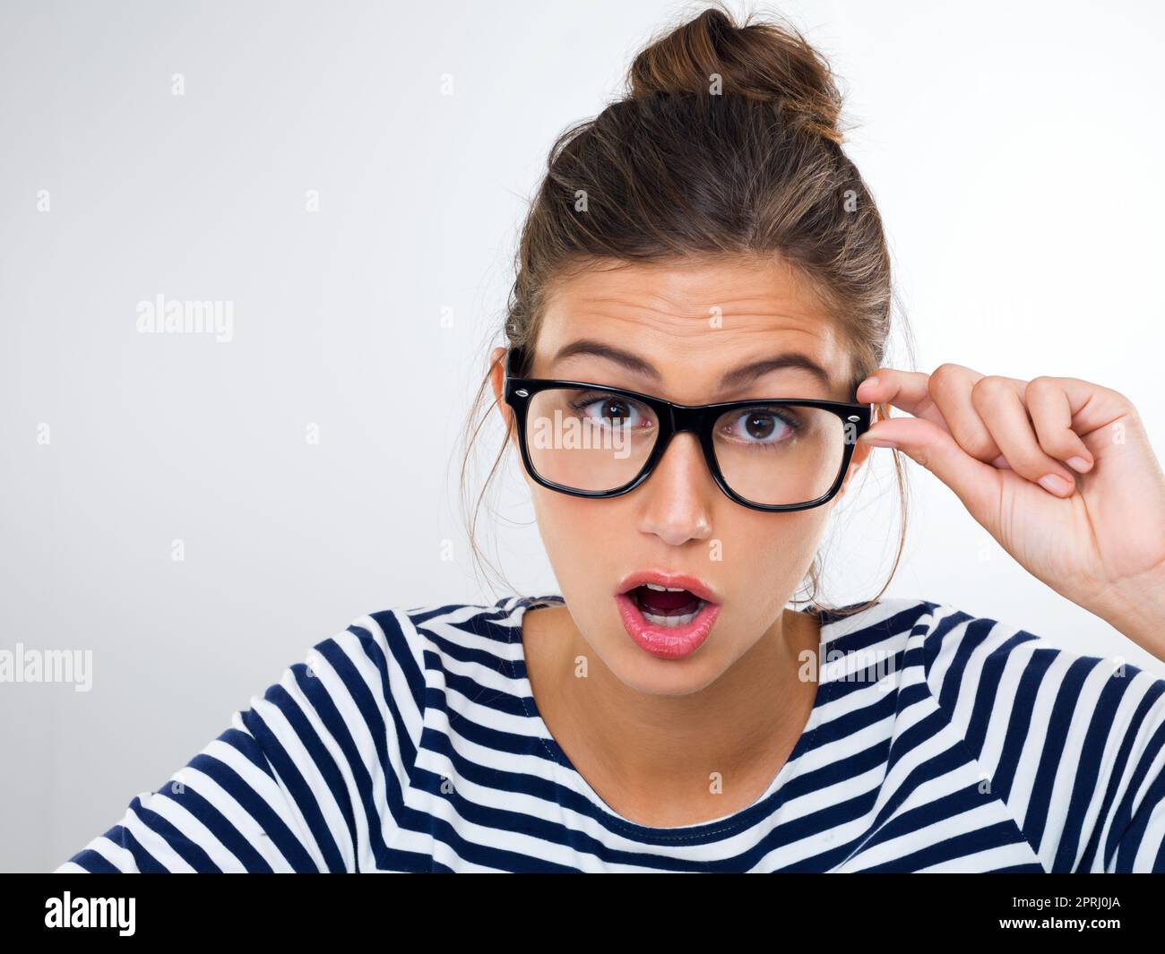 Cant see wearing glasses hi-res stock photography and images - Alamy